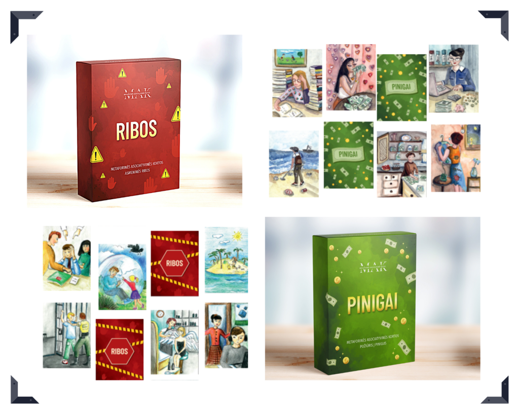 RIBOS ir PINIGAI - du kortų rinkiniai apie poreikius ir vertybes ...