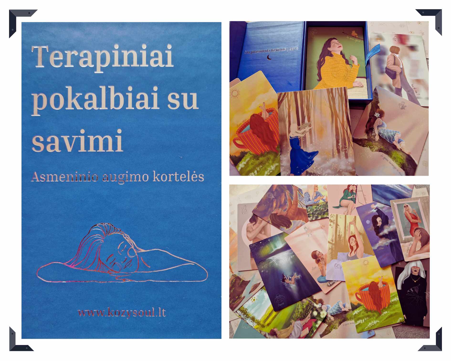 TERAPINIAI POKALBIAI su savimi - resursinės kortos | Metaforinės Kortos